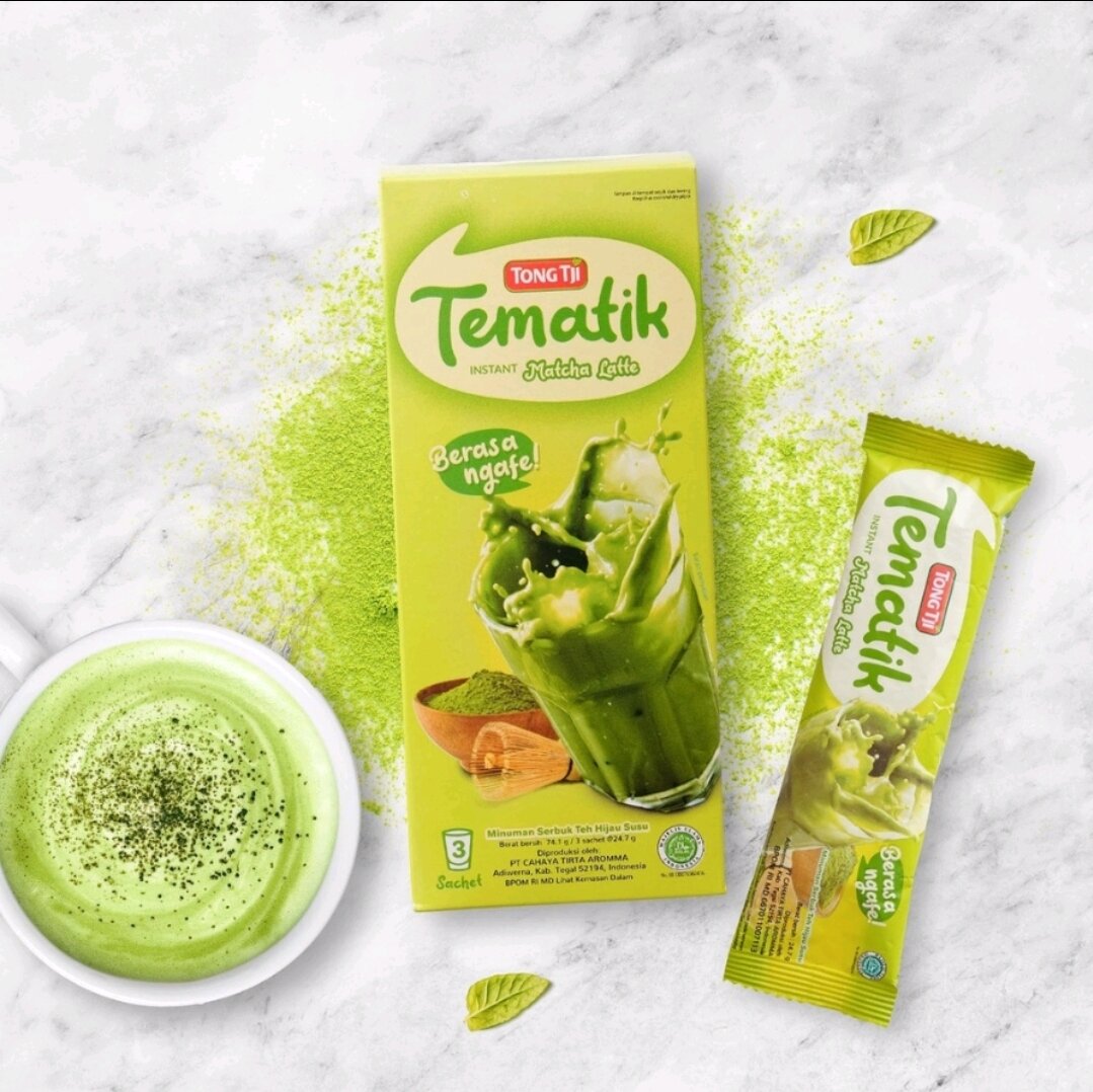 Matcha Latte Tong tji Ecer Per Sachet Tongtji teh tematik | Lazada ...