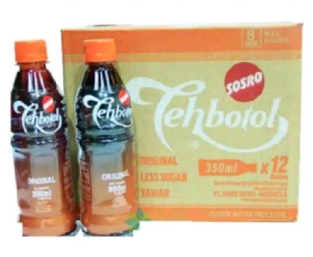 TEH BOTOL SOSRO BOTOL 1 DUS ISI 12PCS 350 Ml | Lazada Indonesia