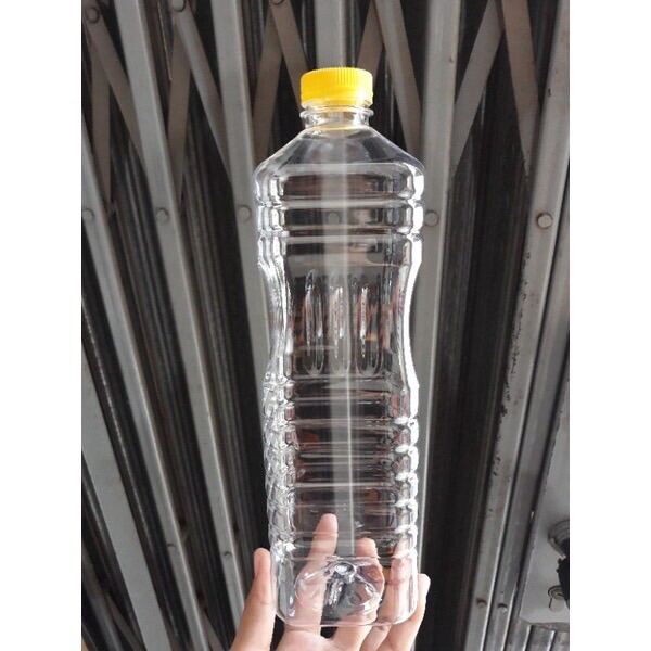 (PAKET ISI 10 PCS) BOTOL PLASTIK 1 LITER 1000 ML KOTAK / BOTOL AMDK ...