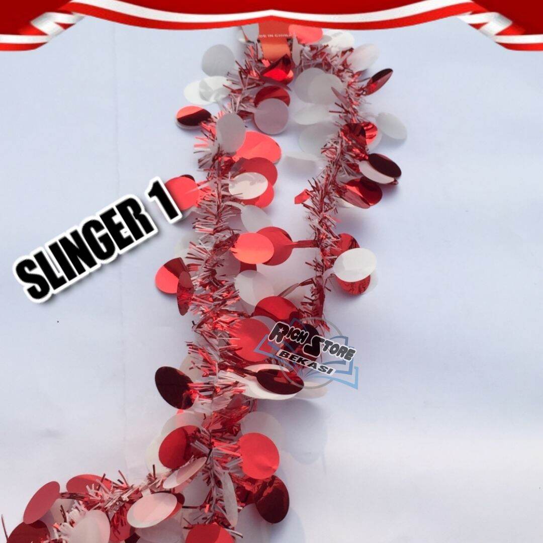 SLINGER DIRGAHAYU HUT RI SLINGER MERAH PUTIH DEKORASI ACARA 17 FESTIVAL ...