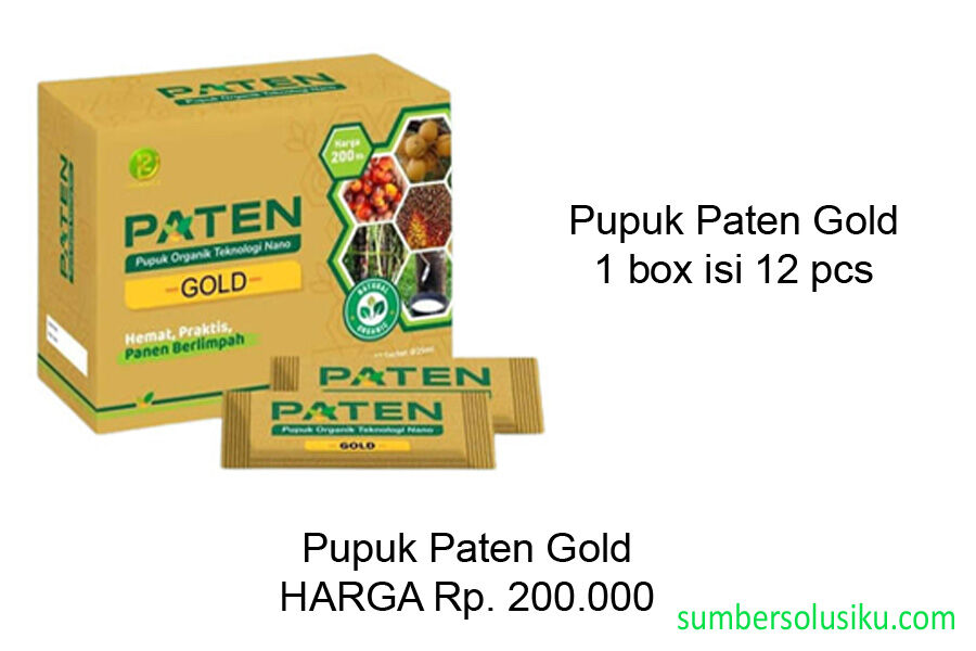 pupuk paten gold 1 box isi 12 pcs | Lazada Indonesia