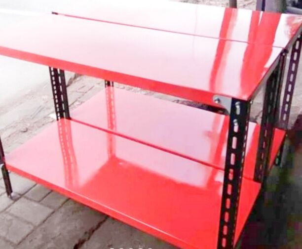 Rak besi siku lubang/Rak meja murah berkualitas super kokoh panjang ...