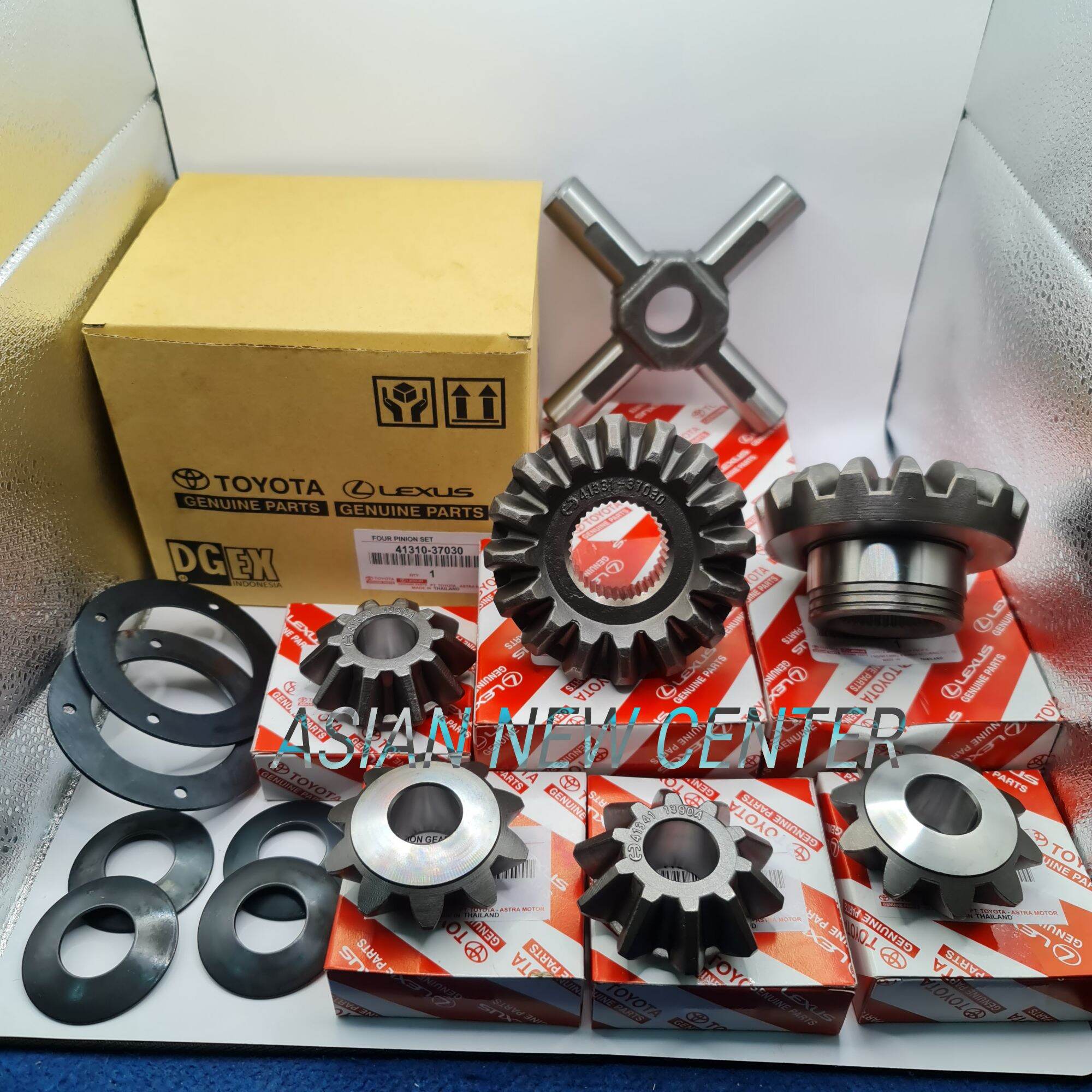 GIGI BOLU SET PINION SET GIGI GARDAN SET+SPIDER+WASHER KOMPLIT DYNA ...