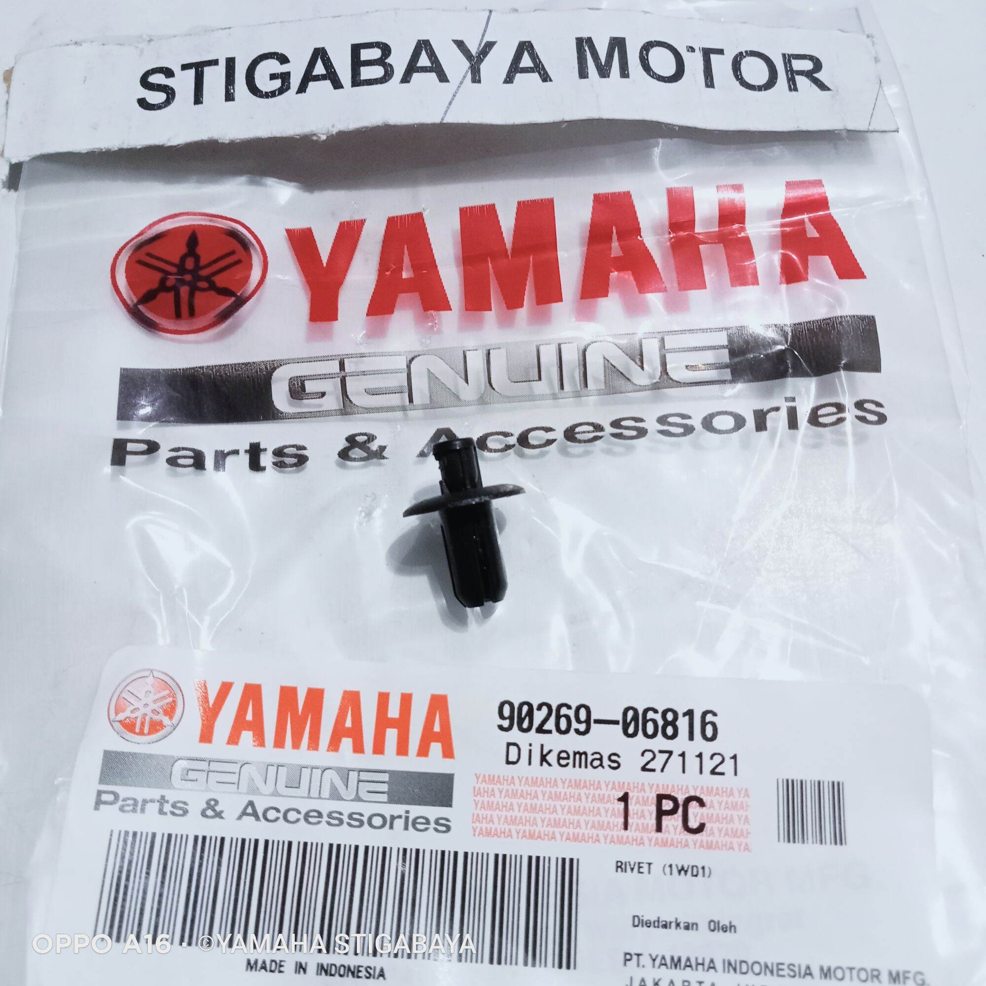 revet NMAX baut clip R25 baut ripet aerox klip rivet Lexi original ...