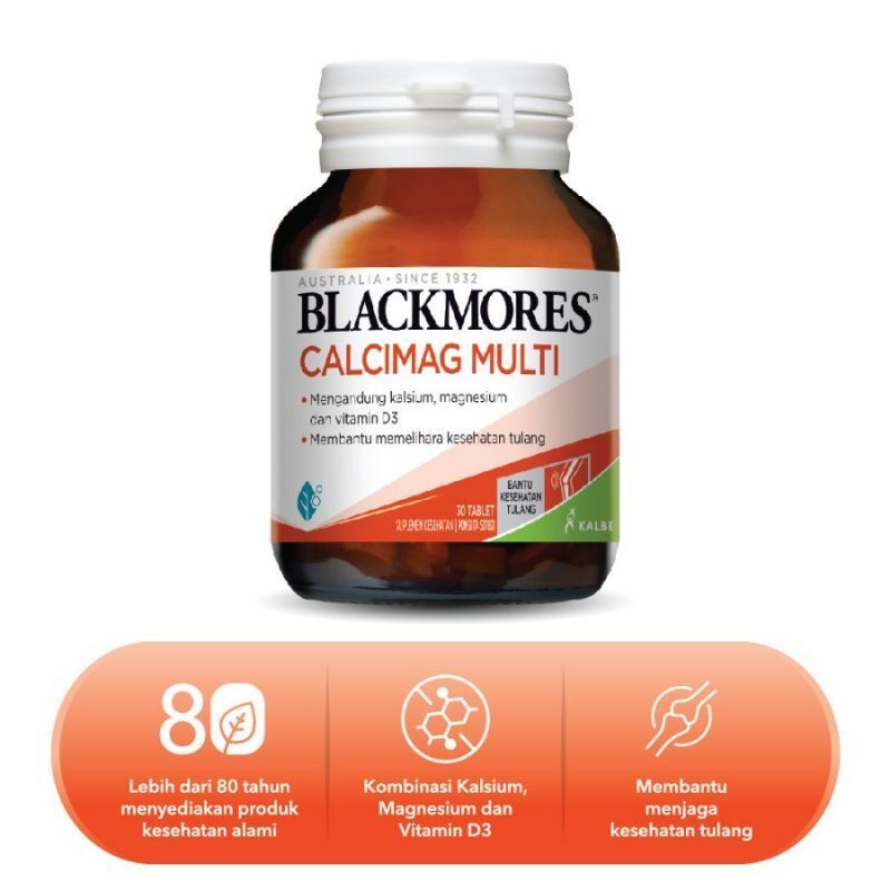 Blackmores Calcimag Multi BLACKMORES CALCIMAG MULTI 30 TABLET D3 ...