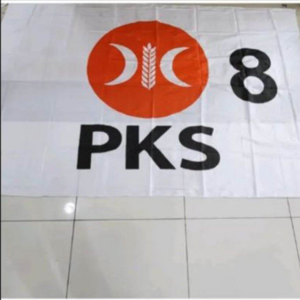 bendera partai PKS/bendera atribut ukuran 1,5x225 | Lazada Indonesia
