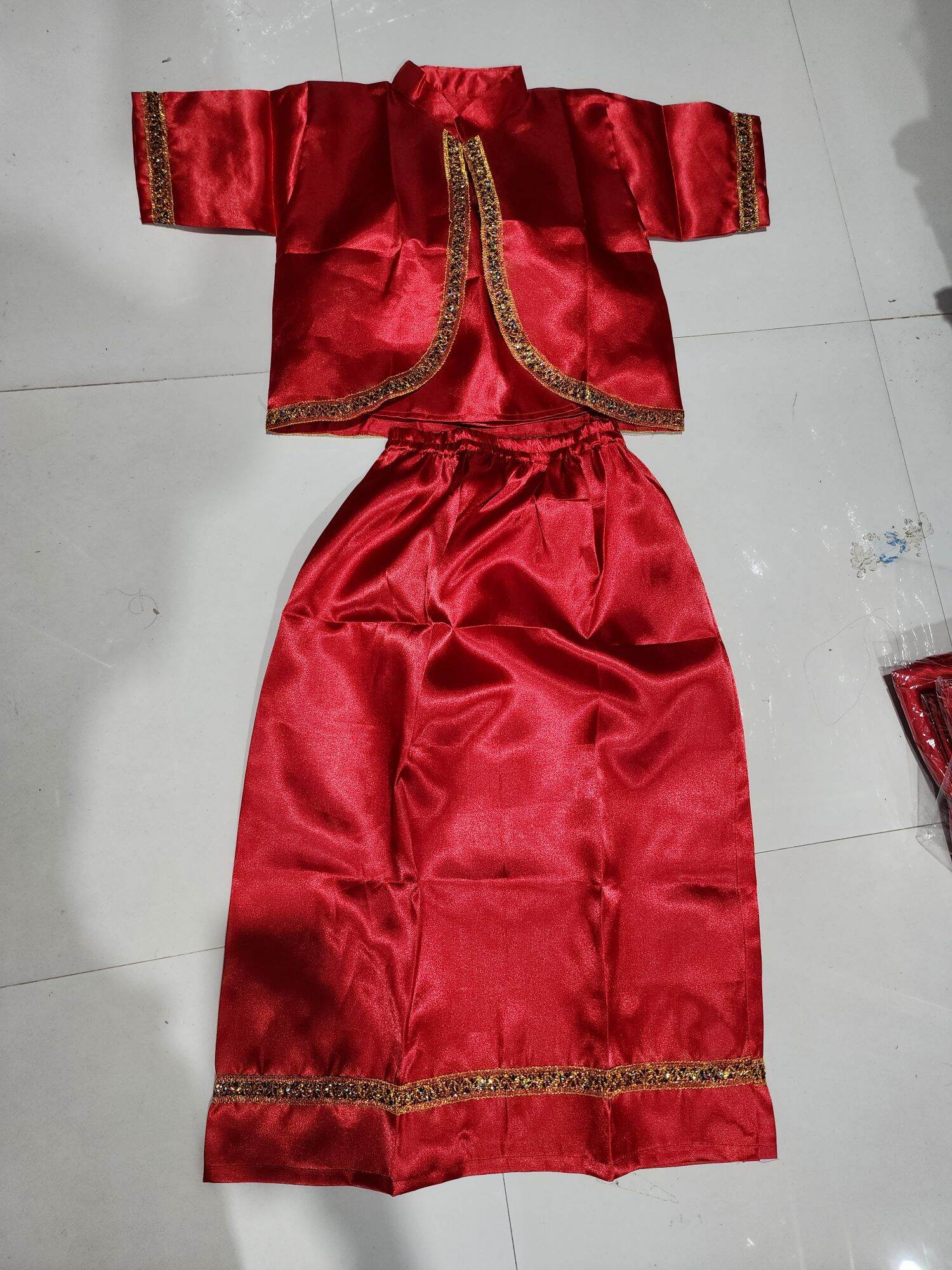 Baju tari model rompi dan rok ( UKUR SD) | Lazada Indonesia