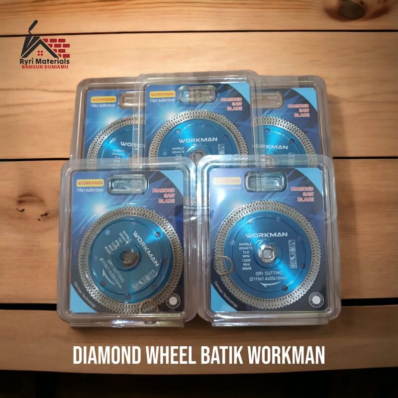 Dw Batik Workman / Diamond Wheel Turbo Workman / Alat potong keramik batik turbo Workman ...