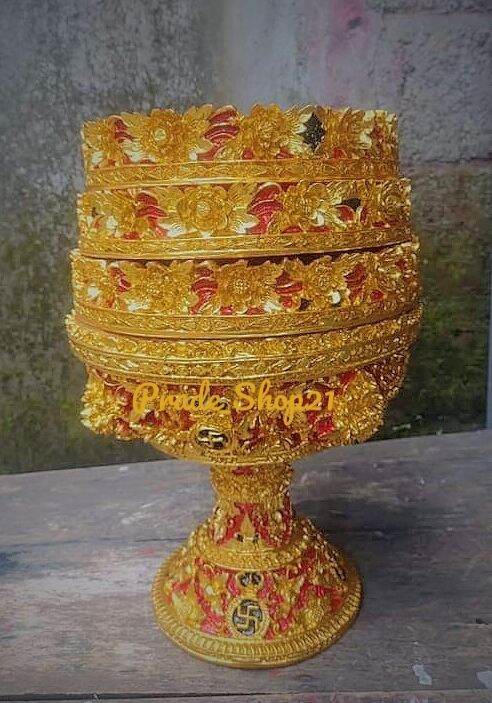 Set dulang susun 3 ukiran bali ukuran 26 cm | Lazada Indonesia