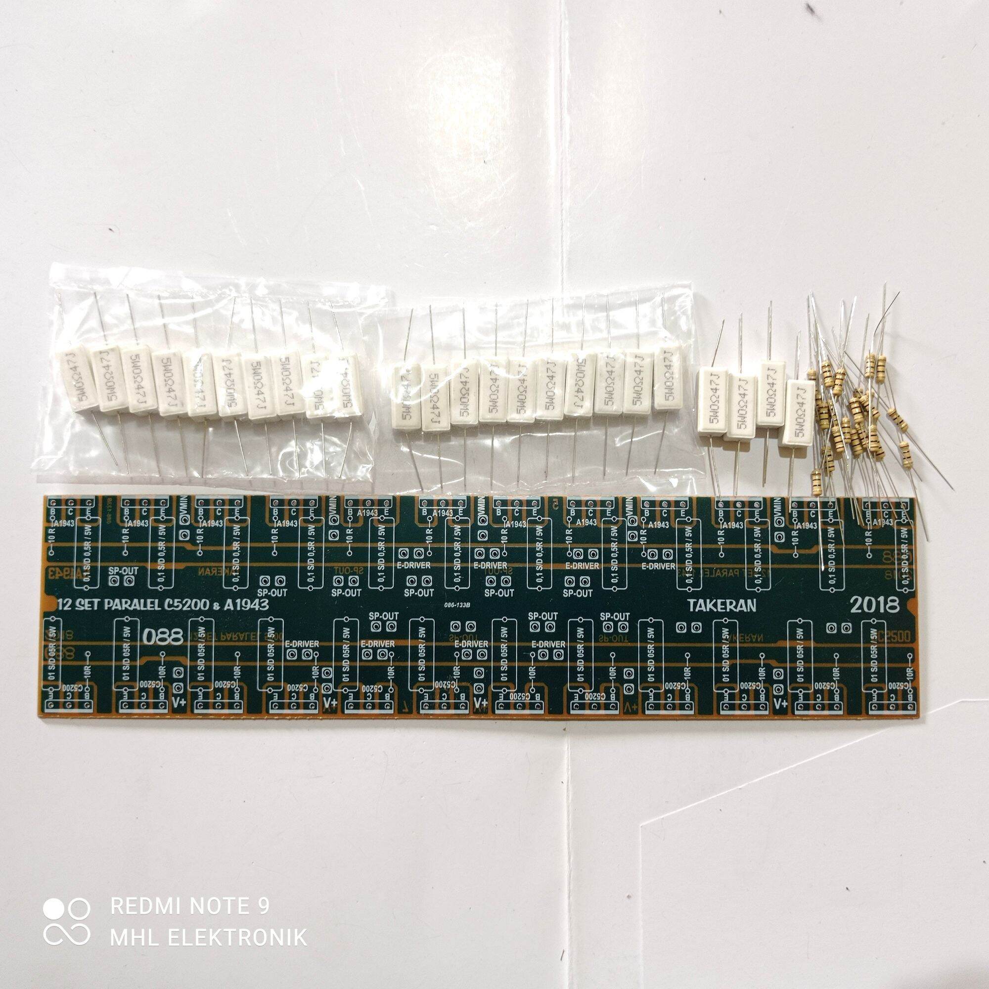 Line Final 12 Set Paralel Transistor Final Toshiba C5200 A1943 | Lazada ...