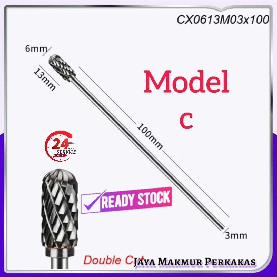 MATA TUNER CARBIDE / MATA BOR PORTING TUNER CUNER PANJANG 100mm ...