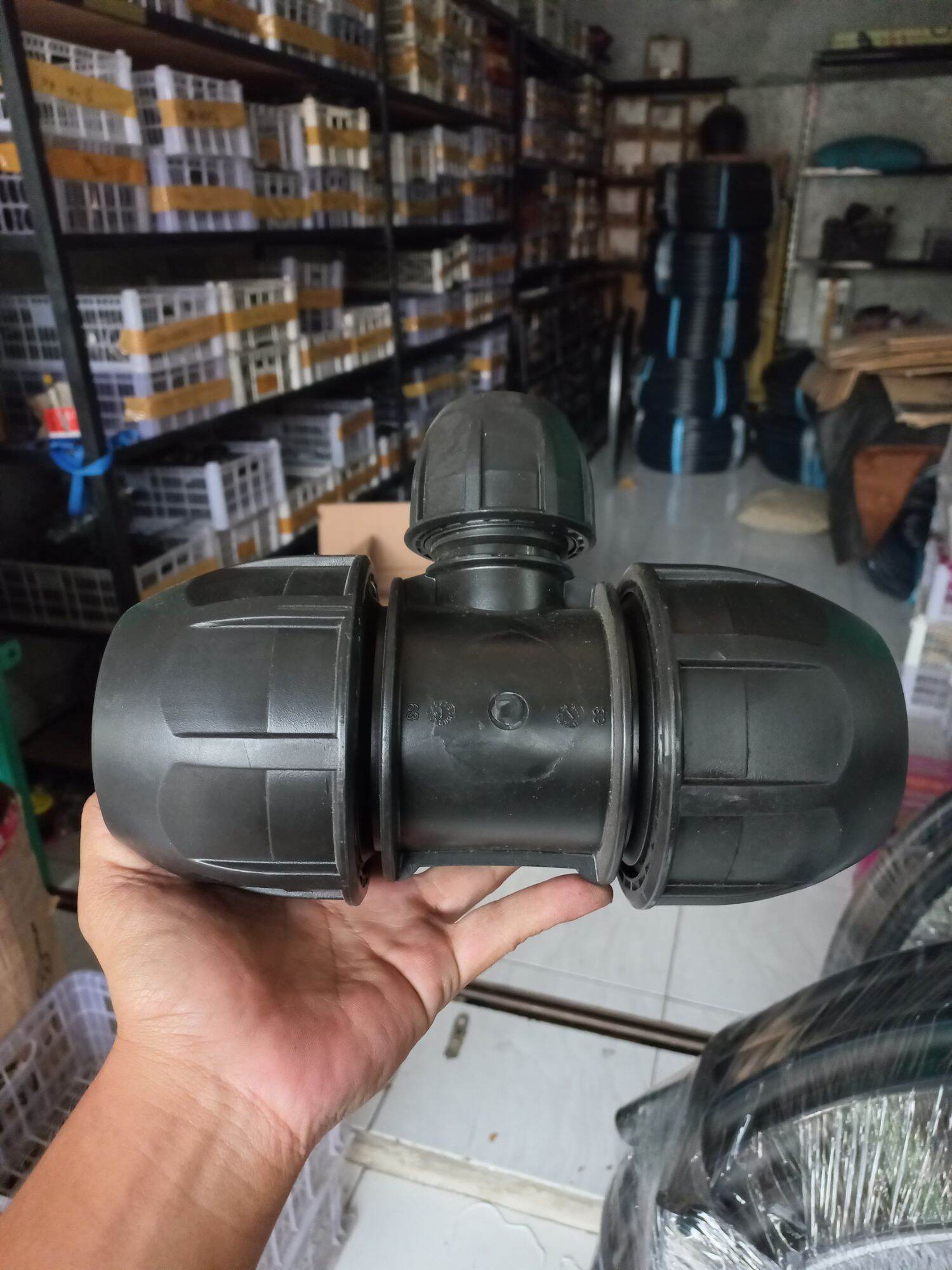 sambungan hdpe tee reducer ukuran 50mm x 32mm | Lazada Indonesia