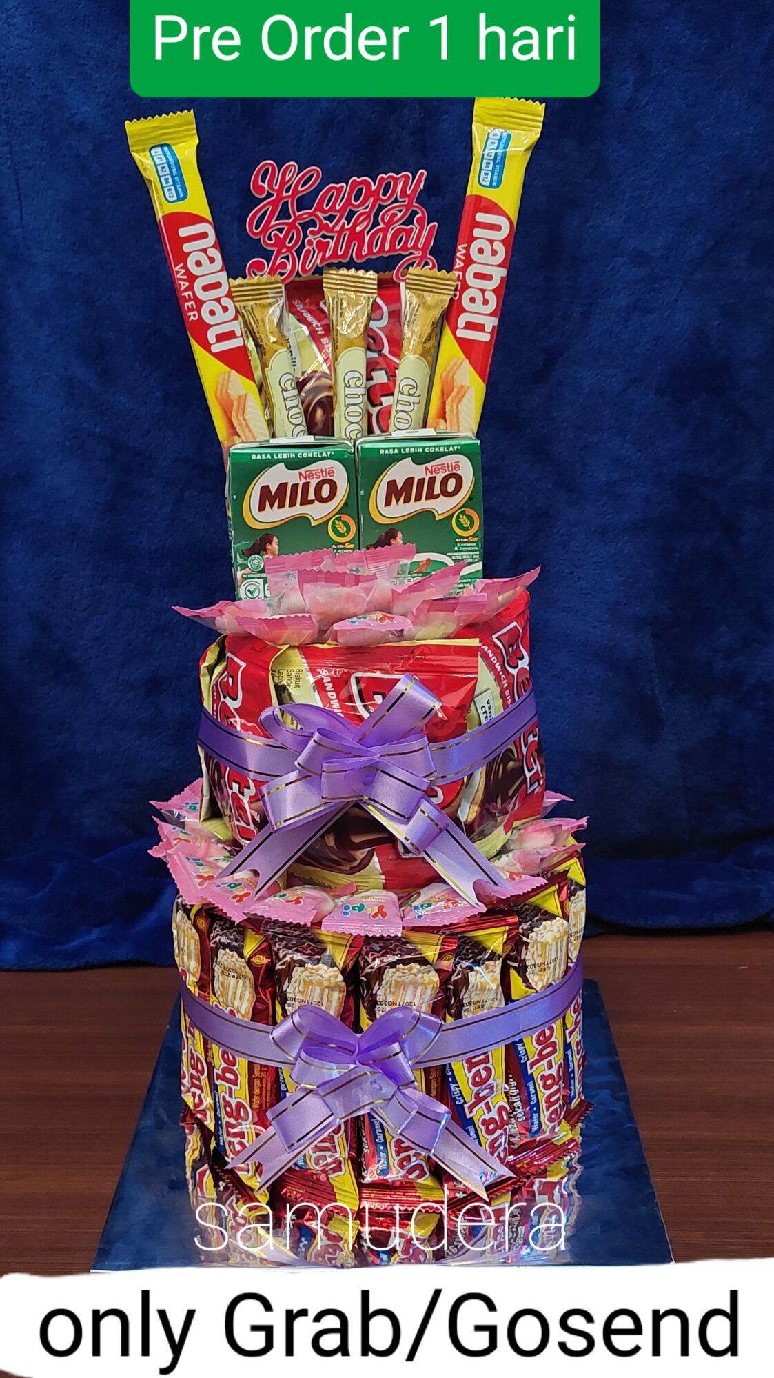 SNACK TOWER ULANG TAHUN ANAK / BUKET SNACK ULTAH / SNACK SUSUN ULANG ...