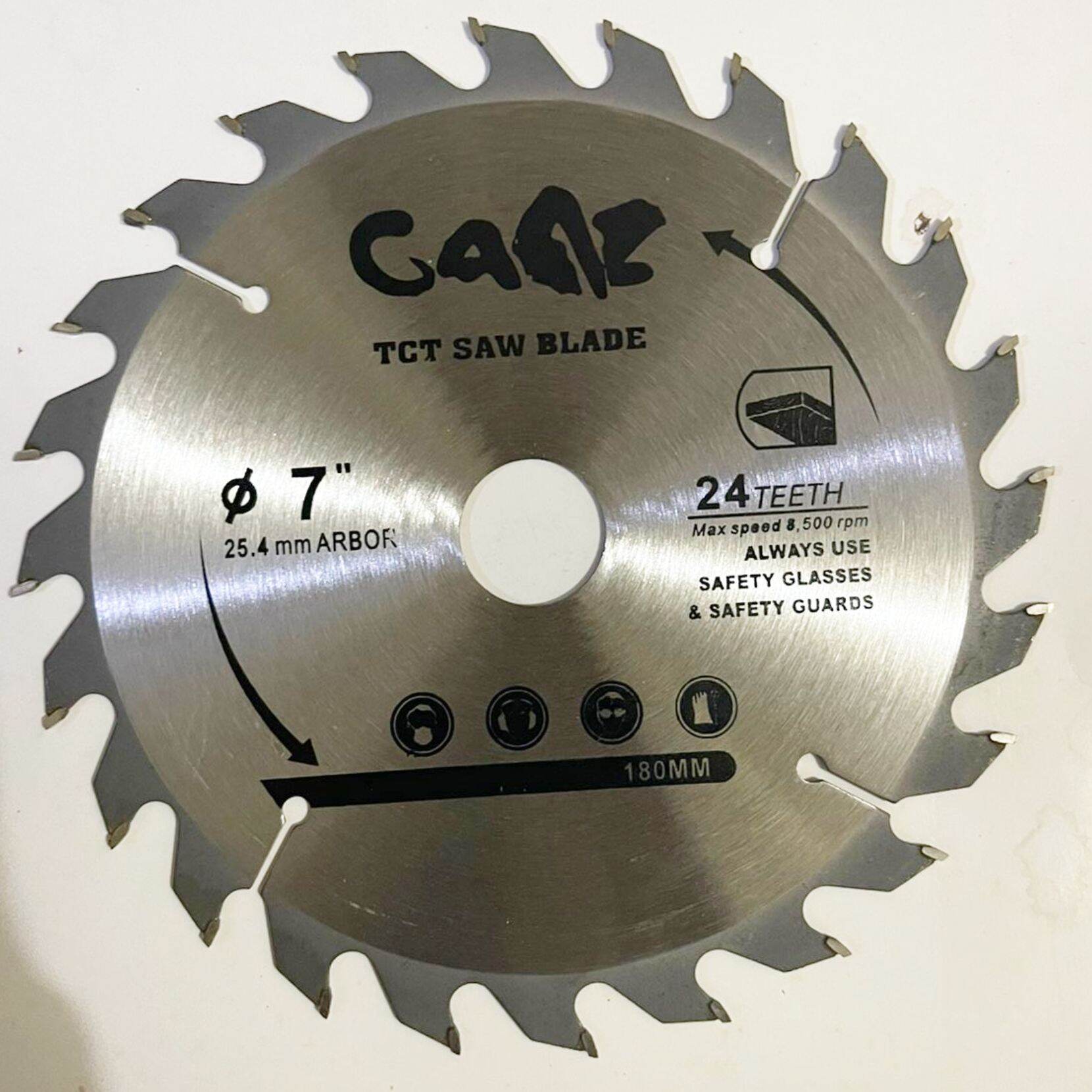 TCT SAW BLADE 7" MATA GERGAJI KAYU CIRCLE SAW MATA GERINDA CIRCULAR SAW ...