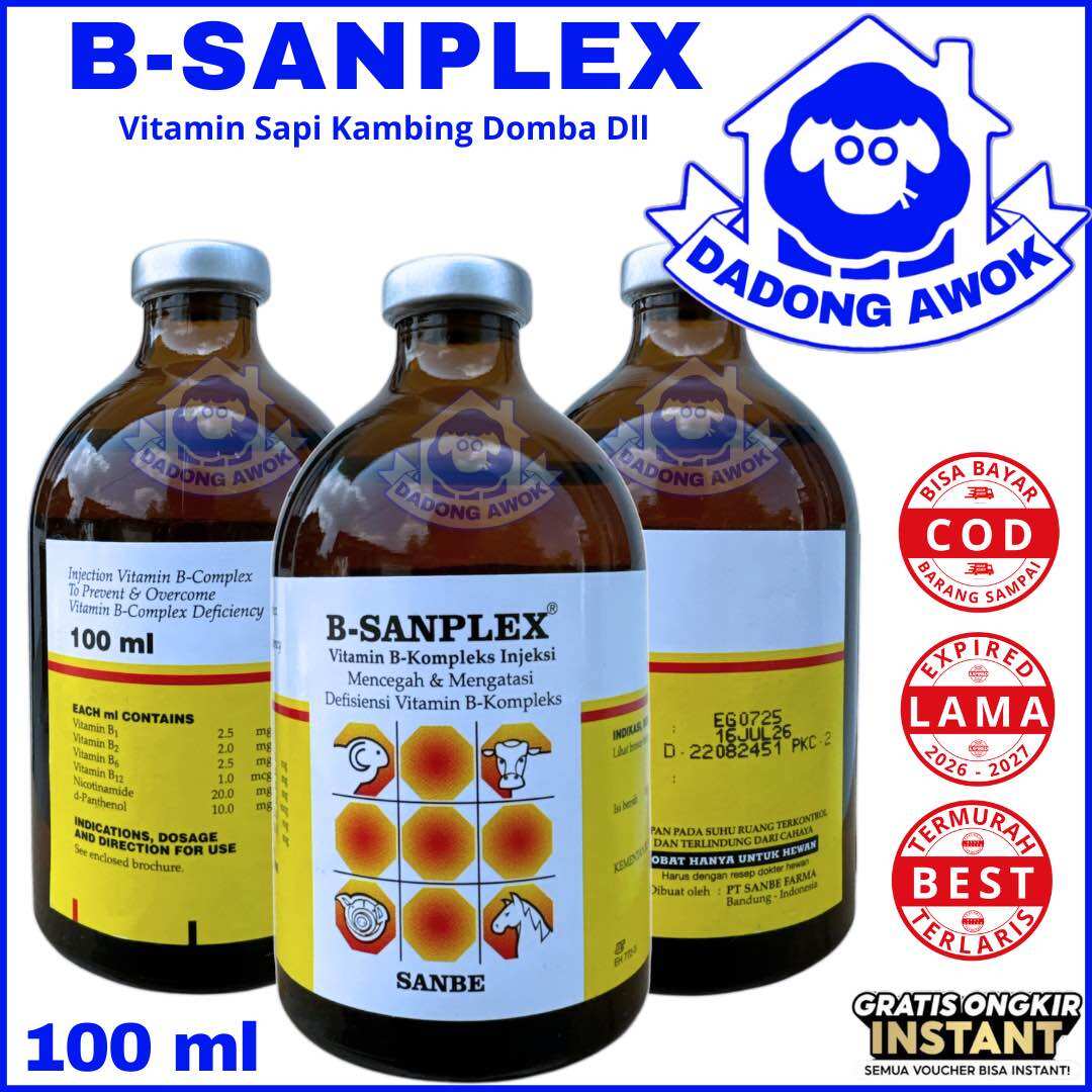 B SANPLEX 100 ml & B SANPLEK 100 ml - B Kompleks vitamin SUPLEMEN ...