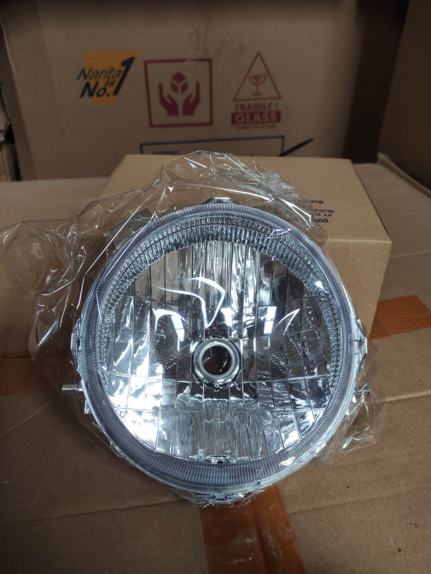 reflektor lampu depan XRIDE X RIDE X-RIDE headlamp depan Xride tebal ...