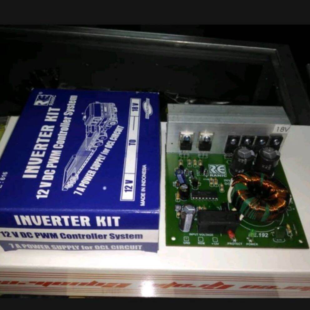 rangkaian kit modul inverter converter CT 12 volt to 18volt DC | Lazada ...