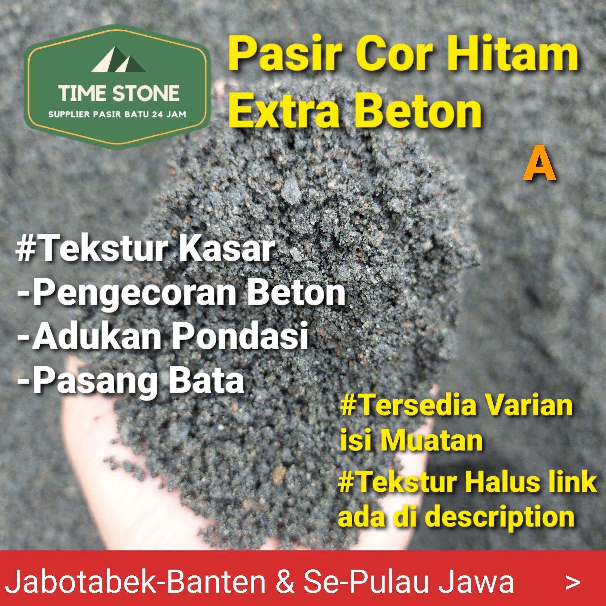 Pasir Cor Hitam Extra Beton Bangunan - Per 1 Truk | Lazada Indonesia