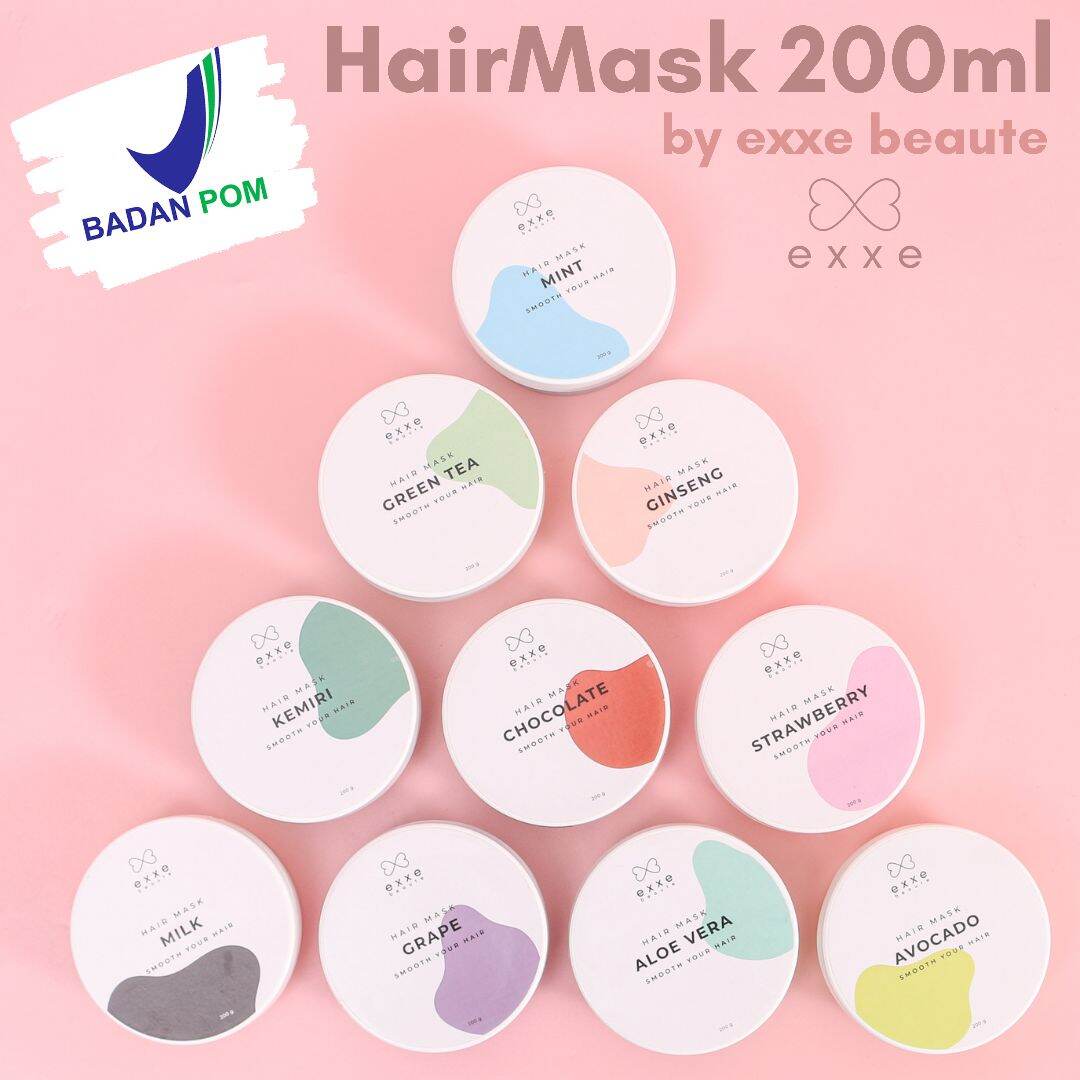 HAIR MASK EXXE BEAUTE MASKER RAMBUT CREAMBATH ALA SALON 200ML | Lazada ...