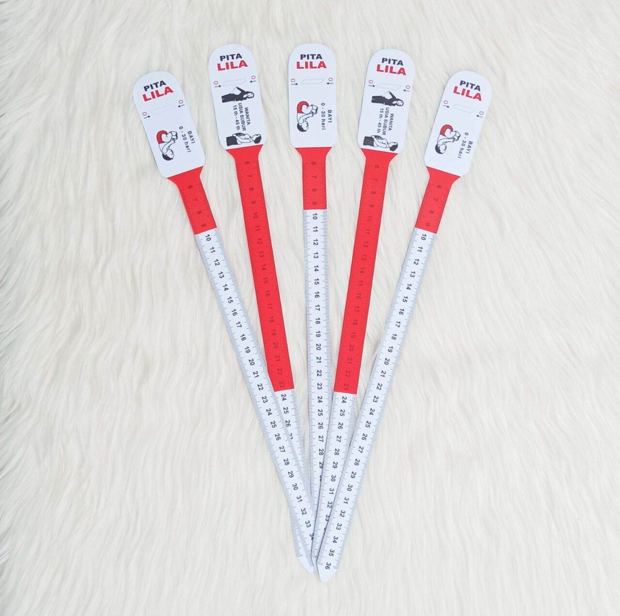 Pita LILA Alat Ukur Lingkar Lengan Atas Ibu Hamil dan Bayi Kertas | Lazada Indonesia
