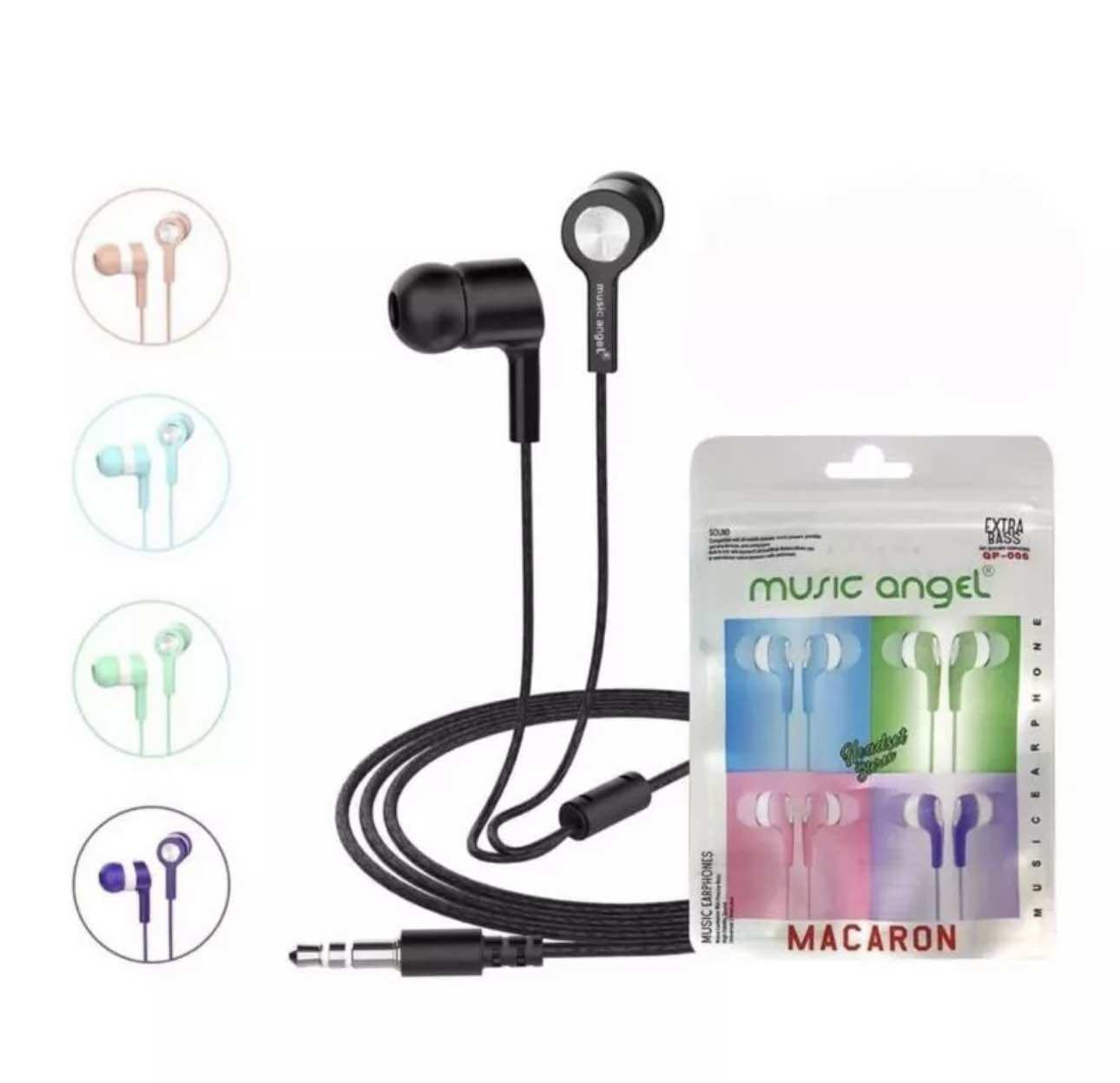 Headset Music Angel Macaron / Biasa Hf Murah Packing Plastik | Lazada ...