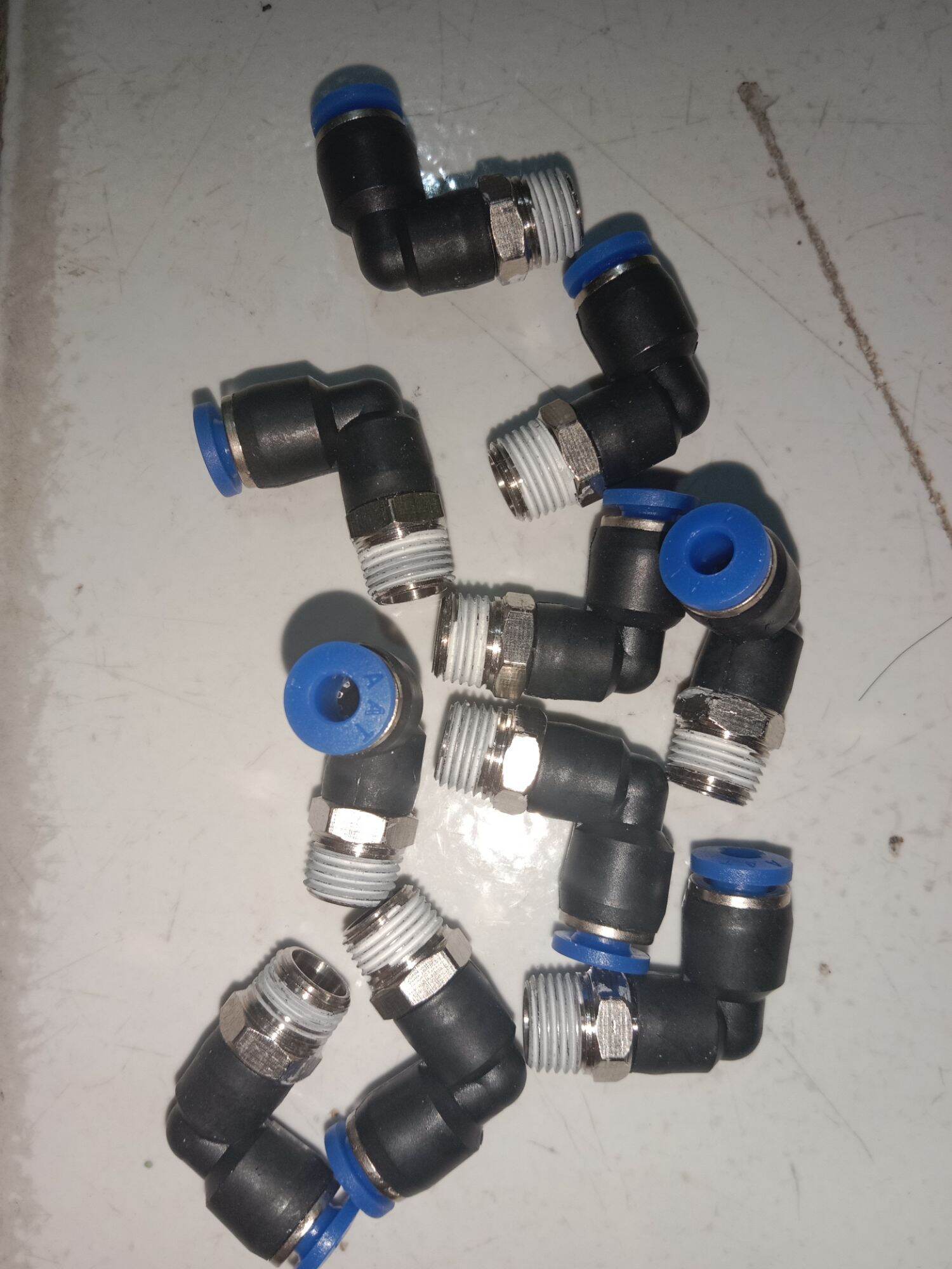 fitting nepel elbow pneumatic selang 4mm drat 1/8 BPL 4-01 | Lazada ...