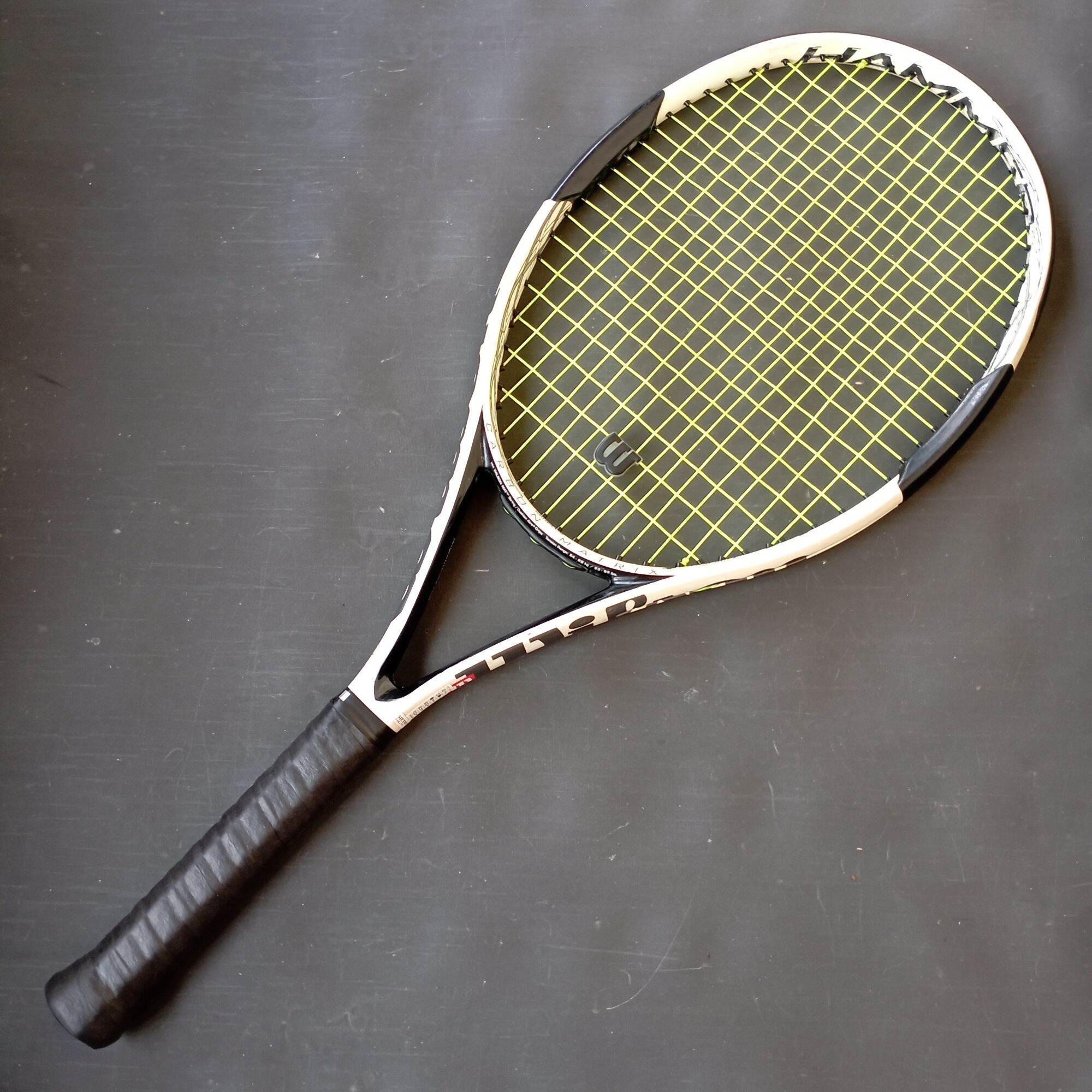 RAKET TENIS WILSON HAMMER 6 CARBON MATRIX ORIGINAL SECOND | Lazada ...