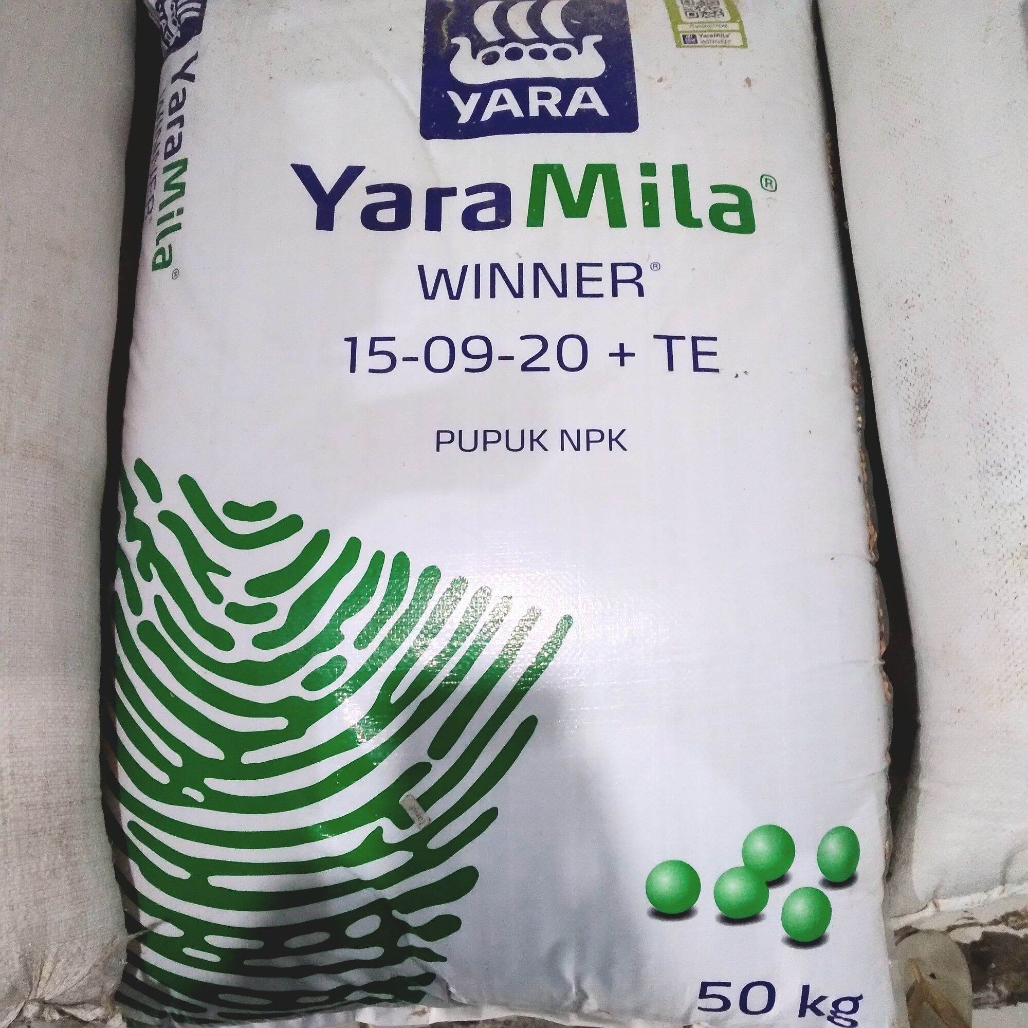 5KG PUPUK NPK YARA MILA WINNER 15 09 20 TE KEMASAN REPACK ORIGINAL ...