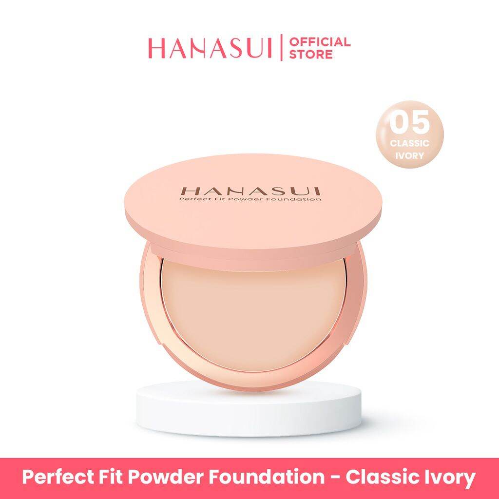 Hanasui Perfect Fit Powder Foundation Bedak Padat | Lazada Indonesia