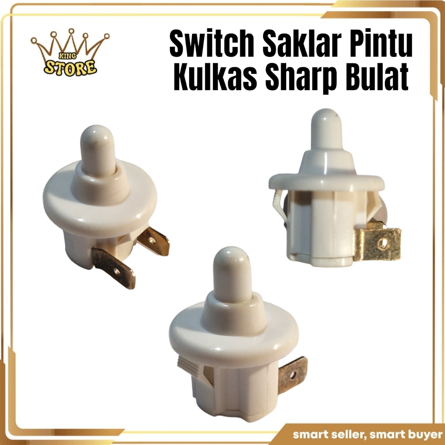 SWITCH SAKLAR PINTU KULKAS SHARP BULAT | Lazada Indonesia