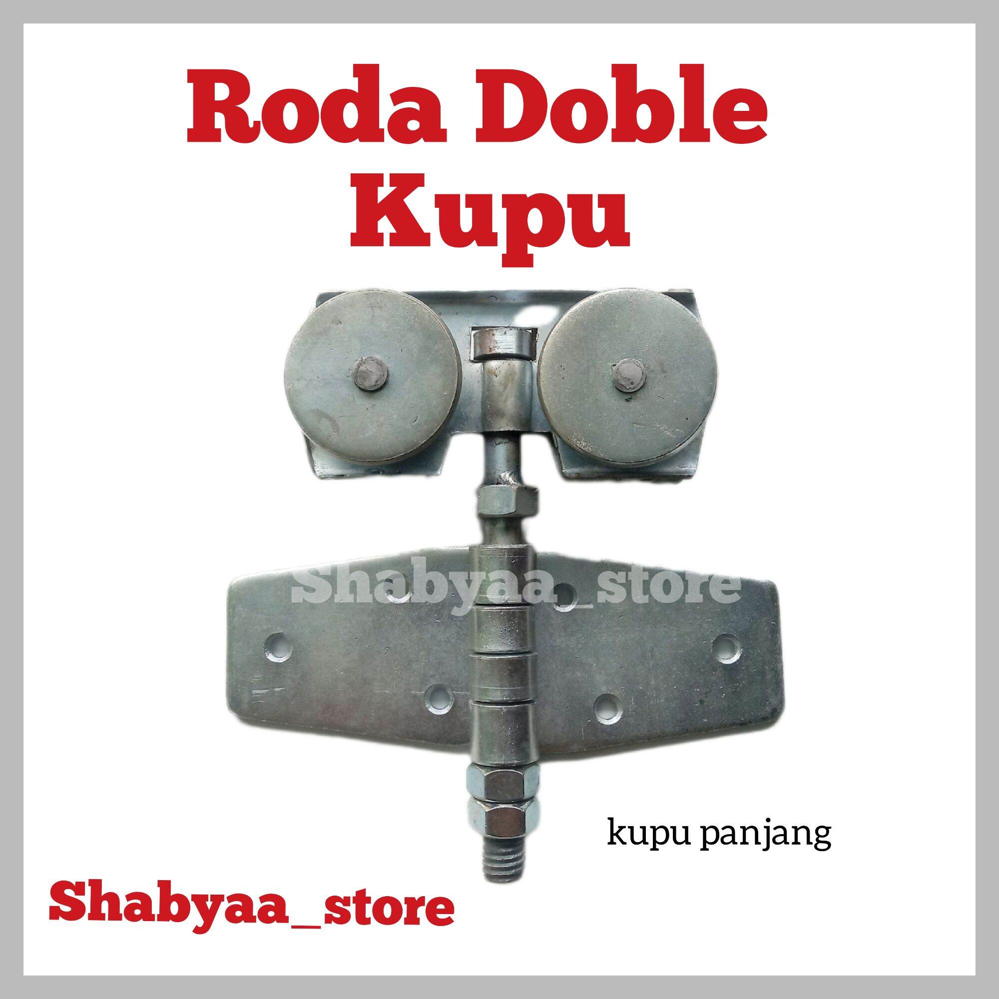 Roda atas doble dobel ganda roda gantung roda besar pintu garasi ...