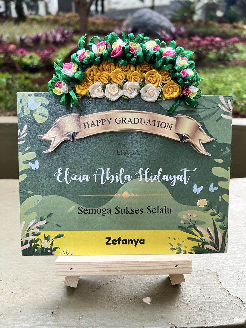 papan karangan bunga mini | papan bunga mini ulang tahun | graduation ...