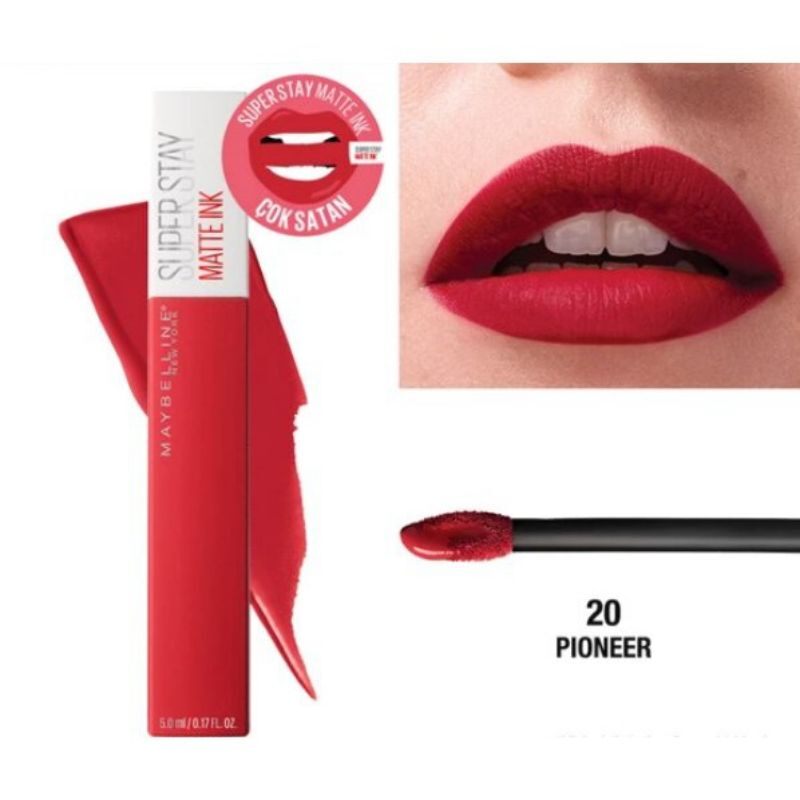 Maybelline superstay matte ink 20 pioneer | Lazada Indonesia