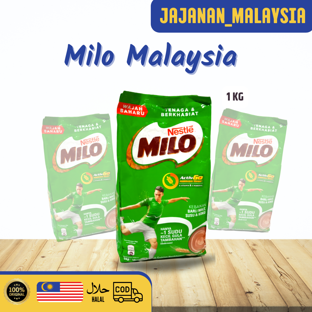 Milo Nestle Malaysia Original 1kg exp 2023 | Lazada Indonesia
