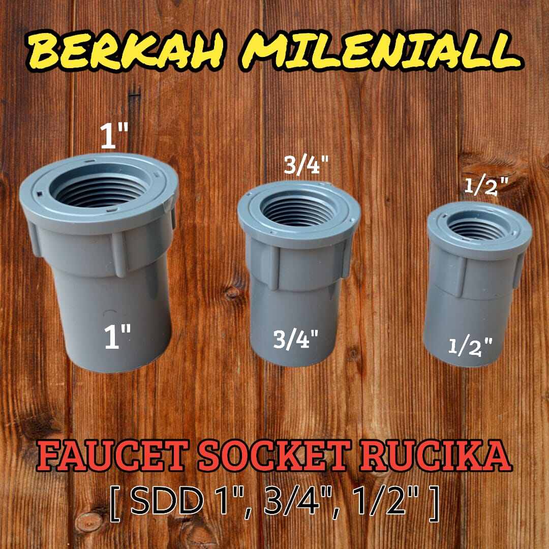 RUCIKA SDD 1/2" AW / SDD 3/4" AW / SDD 1" AW FAUCET SOCKET | Lazada ...