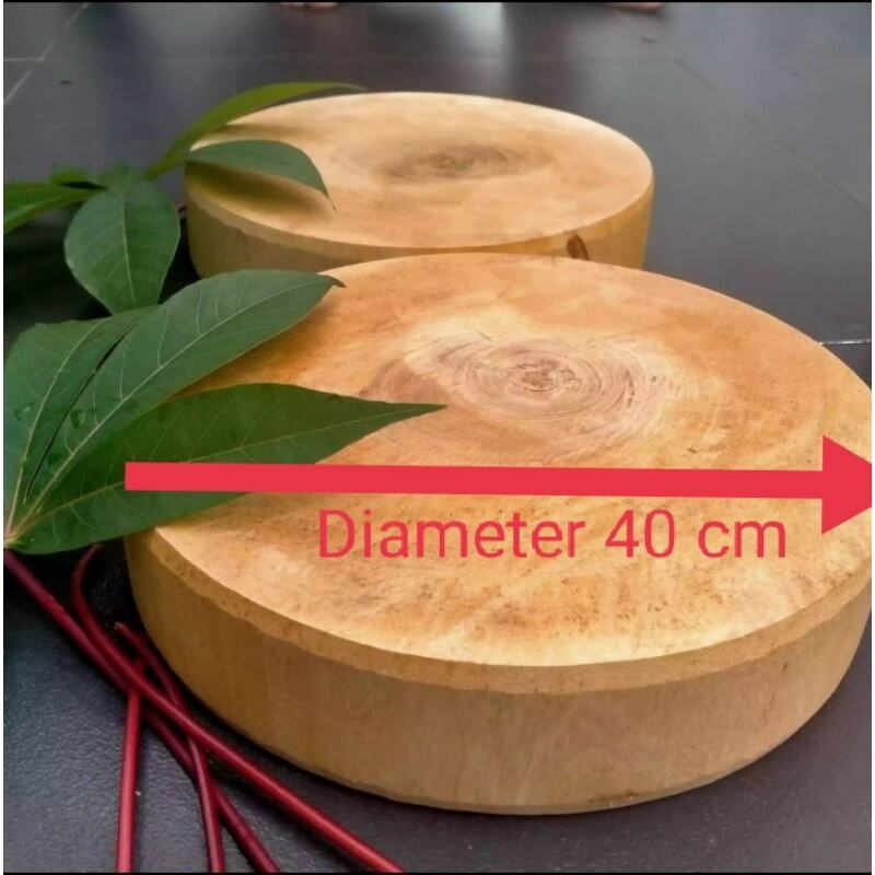 TALENAN KAYU BULAT 40 CM/ALAS POTONG DAGING/TATAKAN KAYU BULAT/ALAS ... TALENAN KAYU BULAT 40 CM/ALAS POTONG DAGING/TATAKAN KAYU BULAT/ALAS ...