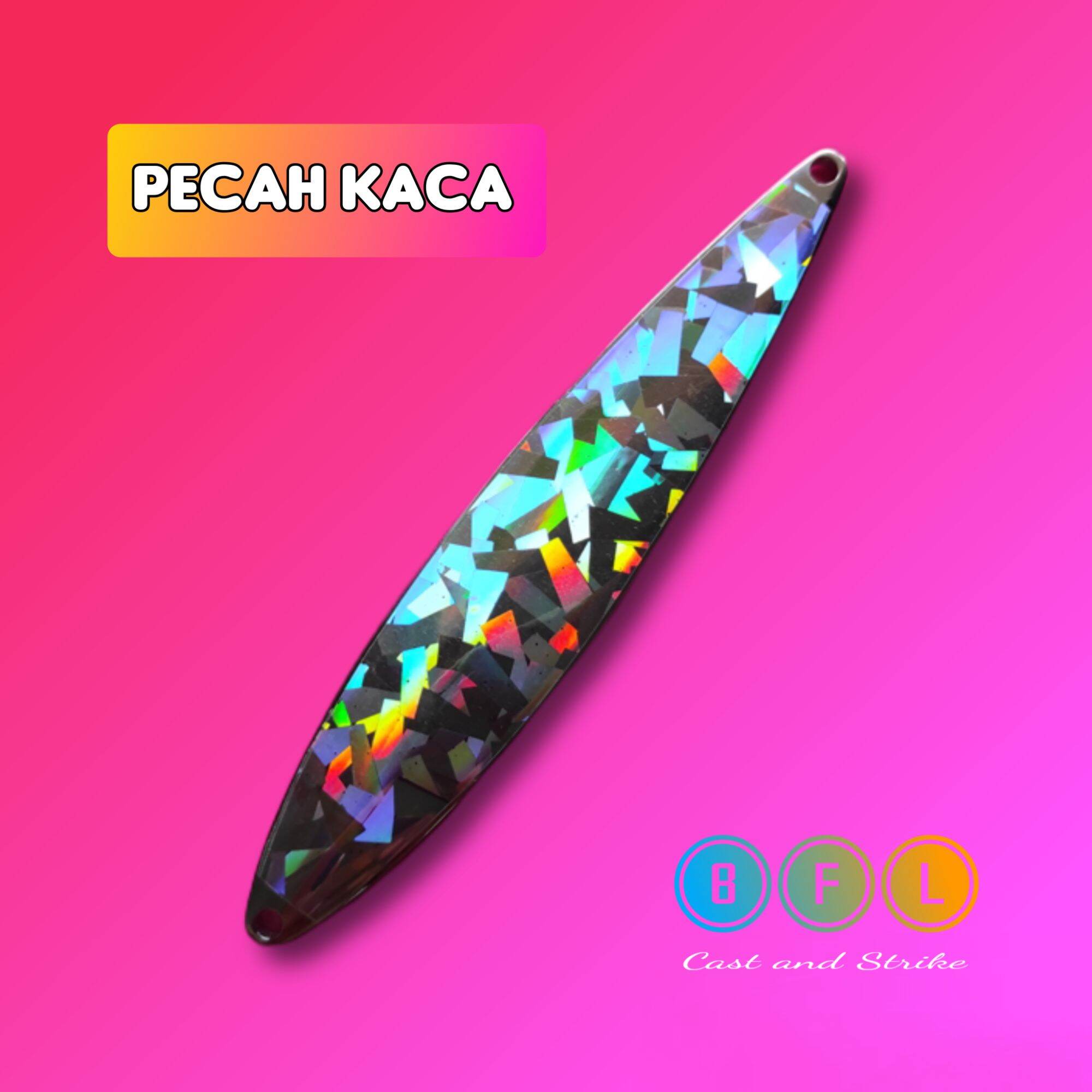 Umpan Pancing Spoon Chrome FLash CJ 55 Gram Sticker Hologram | Lazada ...