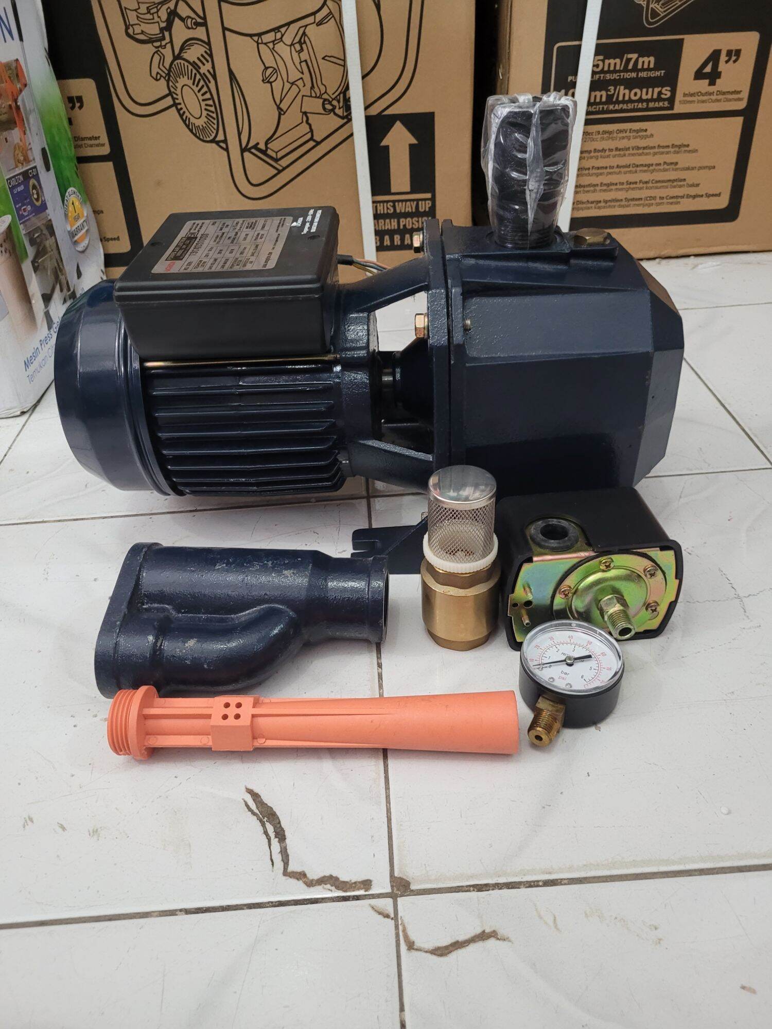 Pompa air JetPump UCHIDA 250watt otomatis BYMASPION | Lazada Indonesia