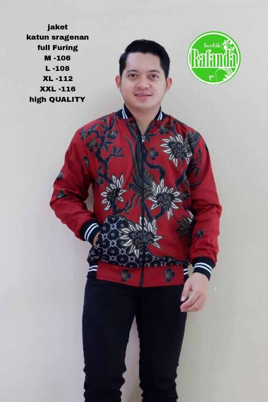 JAKET BATIK MODERN KEKINIAN BATIK SOLO | Lazada Indonesia