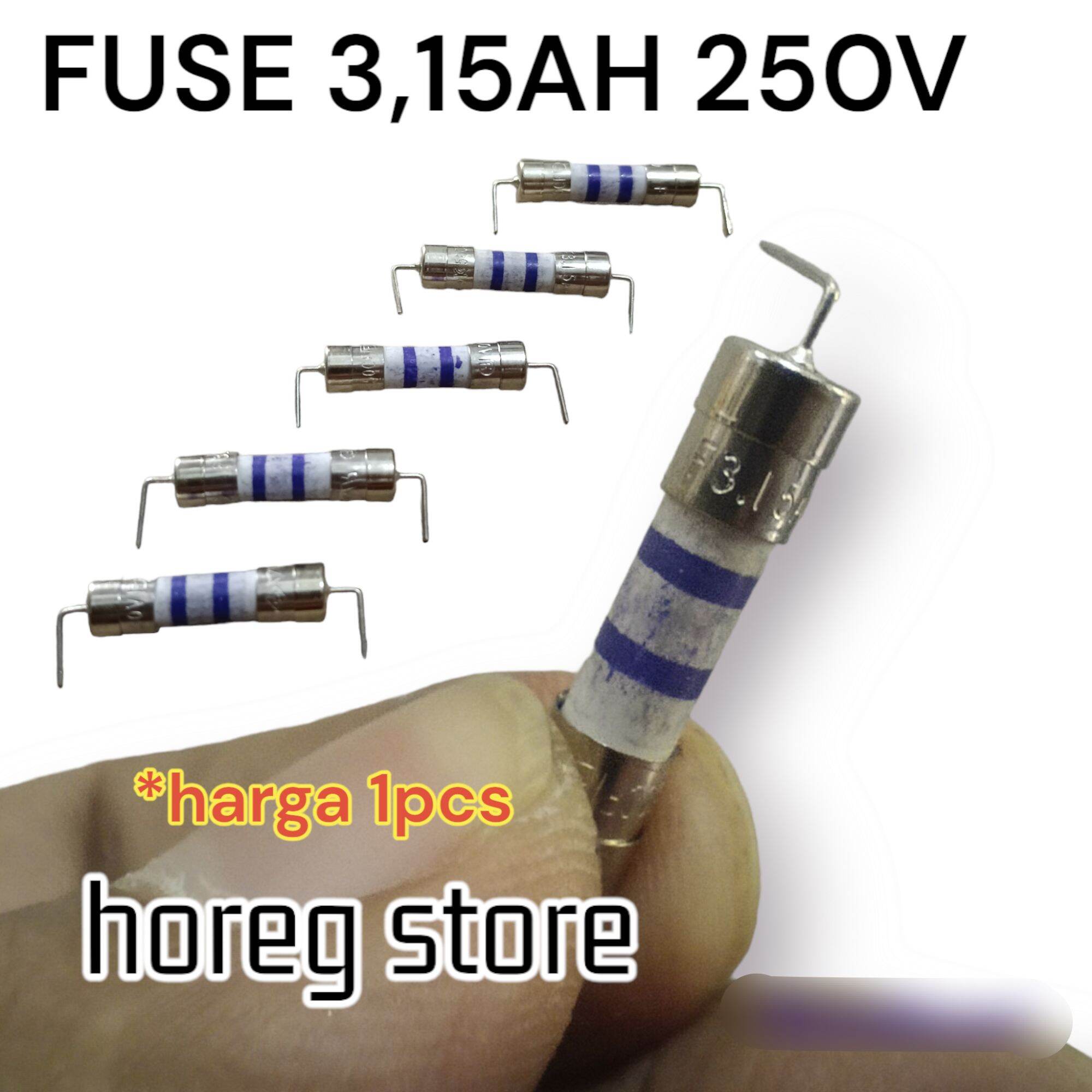 FUSE 3,15A 250V SEKRING KERAMIK 3,15A 250V | Lazada Indonesia