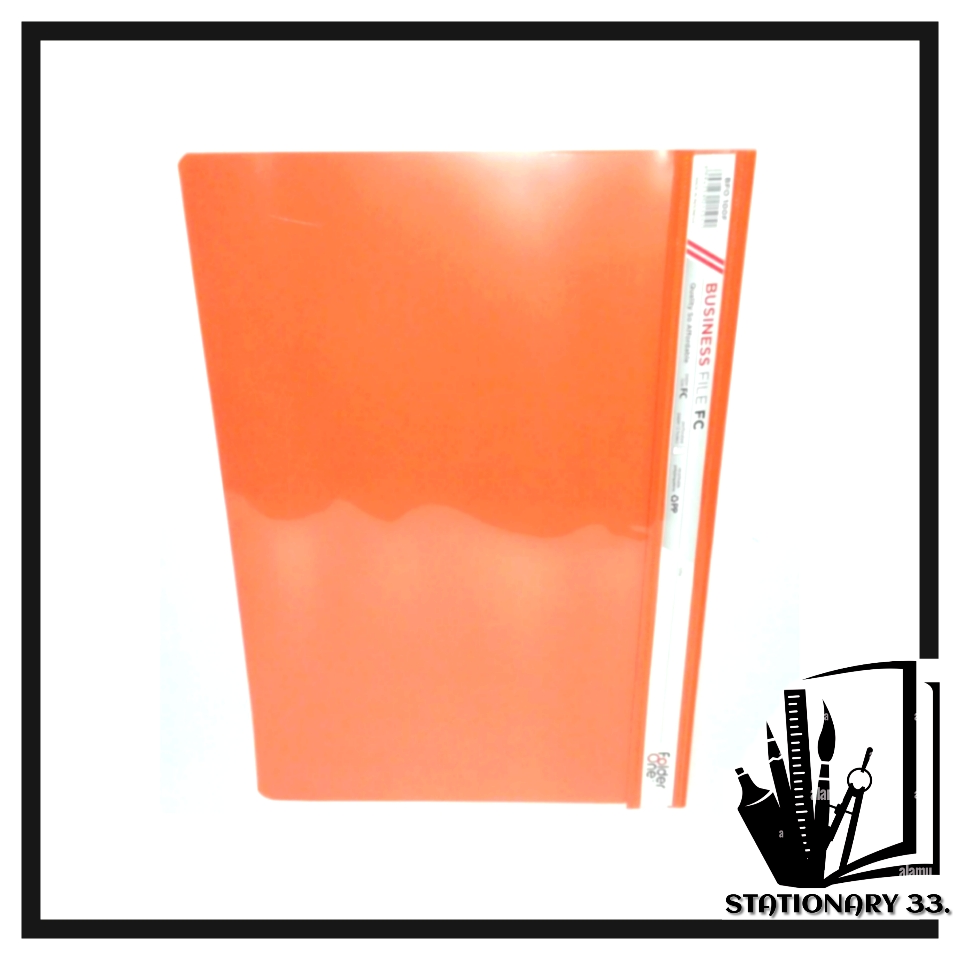 Business File Map Snelhecter Plastik Folio Warna Orange 1Pcs | Lazada ...