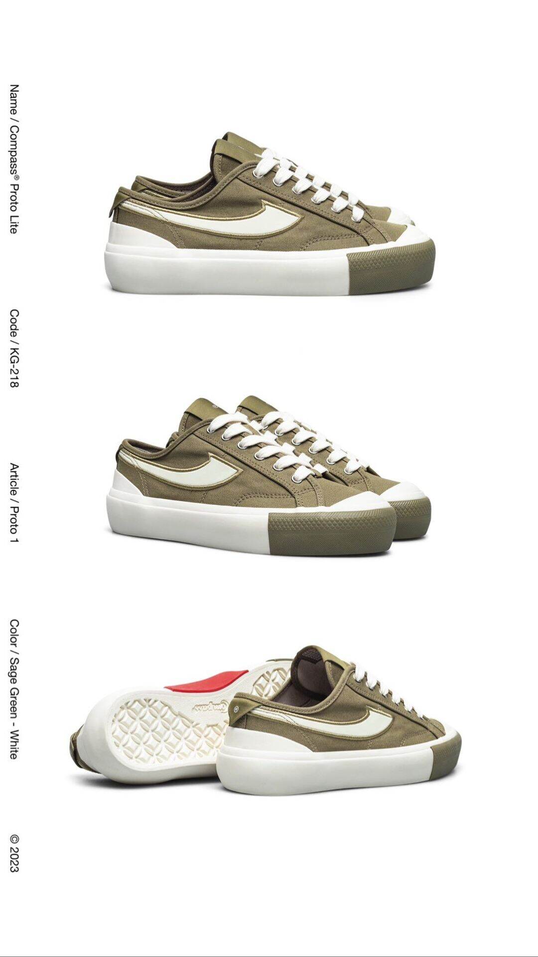 Promo Sepatu Compass Proto Lite - Sage Green - 40 Diskon 11% Di Seller ...