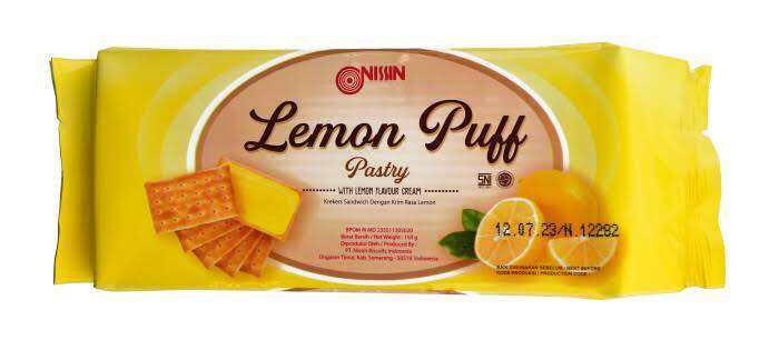 Nissin lemon puff - biskuit lemon puff | Lazada Indonesia