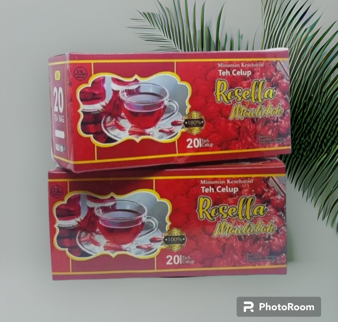 Teh bunga rosella / Teh celup bunga rosella merah isi 20 sachet/teh ...