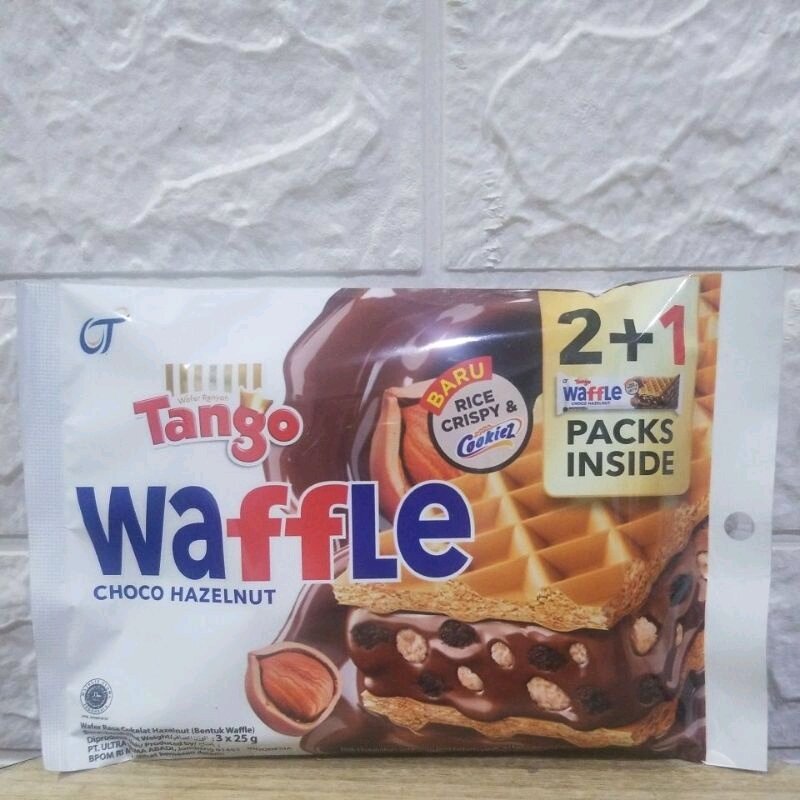 NEW Tango Waffle Choco Hazelnut isi 3 pcs x 25gr (Wafer Viral) | Lazada ...