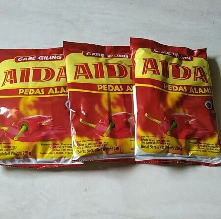 Cabe bubuk merk aida kemasan 250gr | Lazada Indonesia
