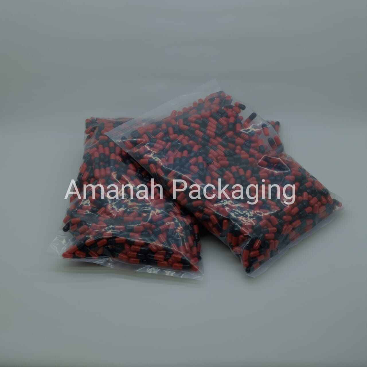 cangkang kapsul merah hitam size 0 kapsulindo | Lazada Indonesia
