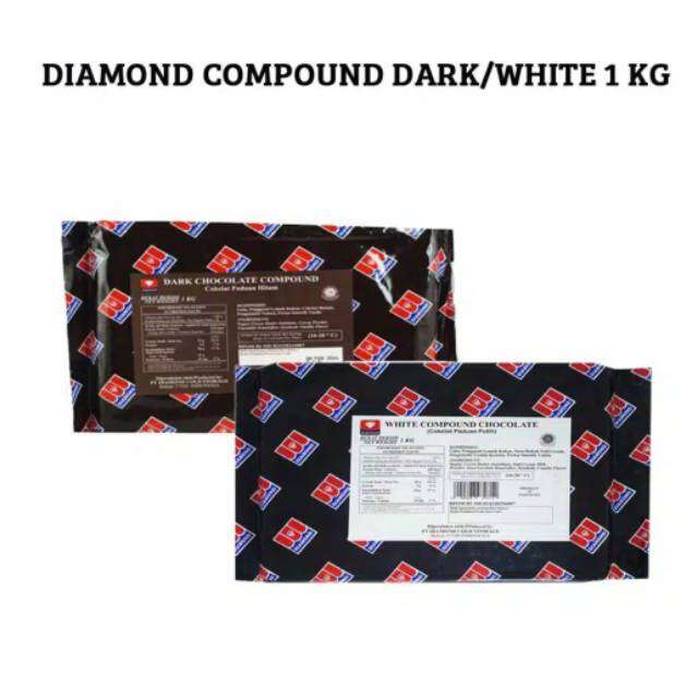 Coklat Batang 1 kg Diamond Dark Chocolate chompound F1 | Lazada Indonesia