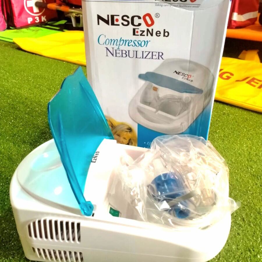 Nesco Nebulizer Ez Neb Portable Aerosol Alat Terapi Bantu Pernafasan ...