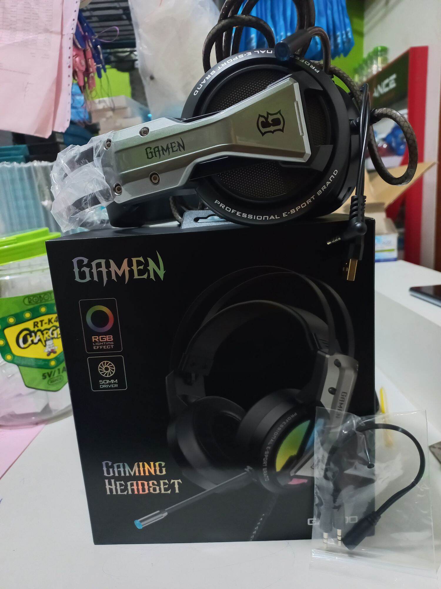 Headset gaming gamen GH1500 RGB Game lighting | Lazada Indonesia